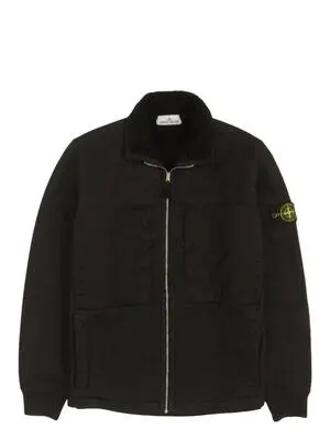 Stone Island Compass-badge Funnel Neck Jacket - Black