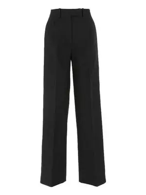 Fendi Wide Leg Trousers - Black