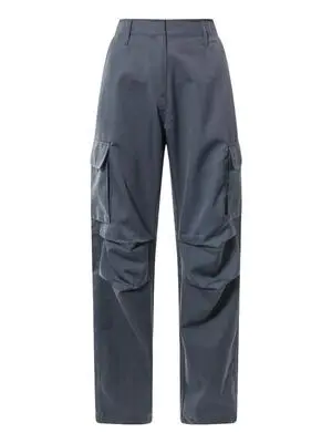 Coperni High Waist Wide-leg Cargo Trousers - Black