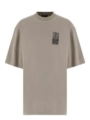 Balenciaga Printed Casual T-shirt - Gray