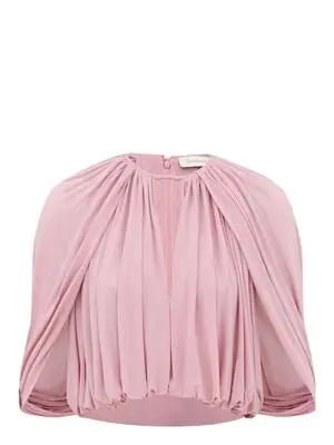 Zimmermann Alchemy Ruffled Blouse - Light Pink