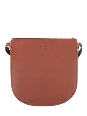 A.p.c. Geneve Leather Shoulder Bag - Brown