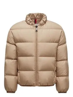 Moncler Ora Down Bomber Jacket - Light Brown