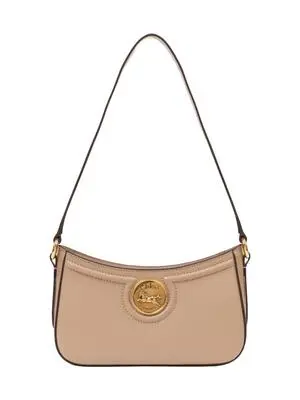 Chloé Horse Medal Shoulder Bag - Nude