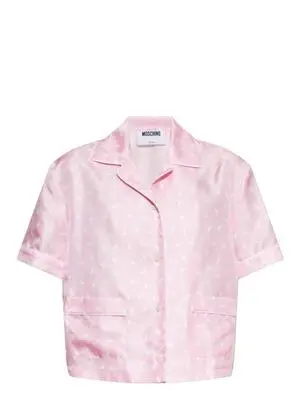 MOSCHINO Moschino Printed Short Sleeve Shirt
