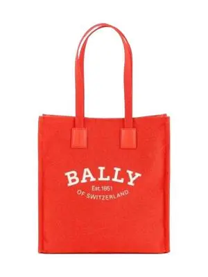 Bally Logo Tote - Red