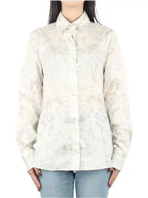 Etro Long-sleeved Floral Shirt - White