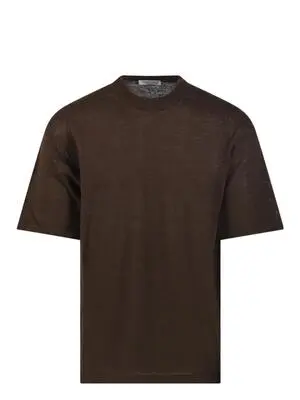 ROBERTO COLLINA Crew-neck T-shirt - Black