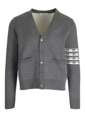 THOM BROWNE Thom Browne Hector Jacquard Back Cardigan