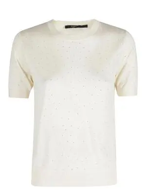 Seventy Embellished Crew Neck T-shirt - White
