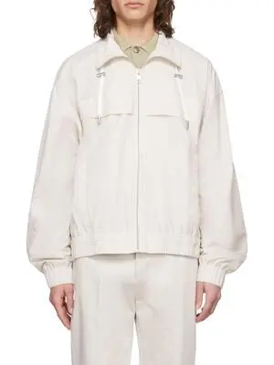 Ami Zip-up Lightweight Jacket - Gray