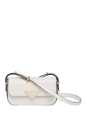 Prada Leather Shoulder Bag - White