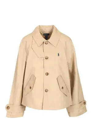 Polo Ralph Lauren Polo Ralph Lauren Buttoned Short Jacket Beige