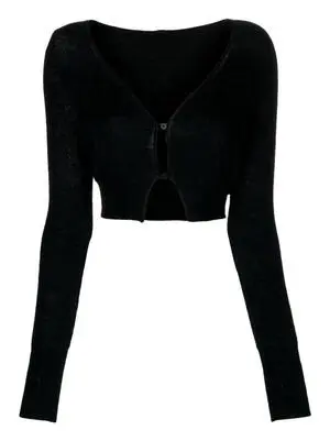 JACQUEMUS Jacquemus Le Alzou Cropped Cardigan