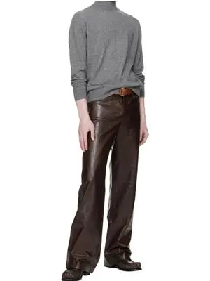 ENTIRE STUDIOS Concrete Knitwear Turtleneck - Grey
