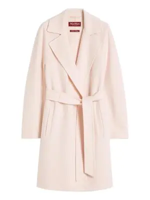 Max Mara Belted Coat - Pink