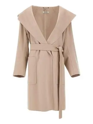 Max Mara Max Mara Hooded Wool Coat No
