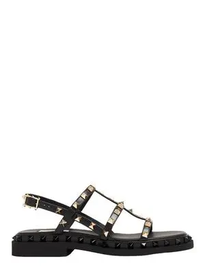 Valentino Garavani Rockstud Open Toe Sandals - Black