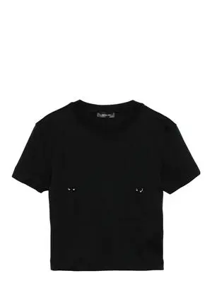MUGLER Mugler Pierced Detail T-Shirt