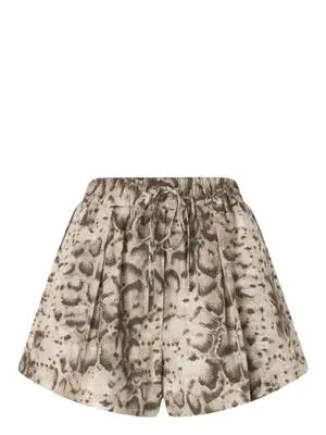 PINKO Pinko Drawstring Printed Shorts