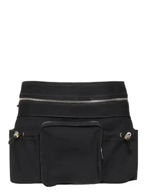 DION LEE Skirt With Removable Waist Pack - Black