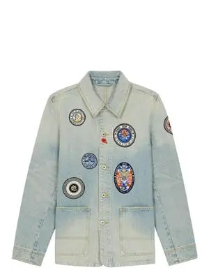 KENZO Kenzo Travel Denim Jacket With Patches