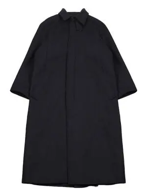 A.p.c. Button Maxi Coat - Deep Navy Blue