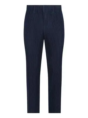 Issey Miyake Homme Plissé Pleated Straight-leg Trousers - Black