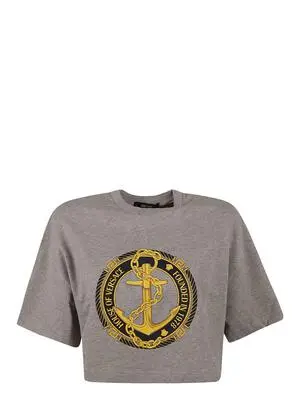 Versace Short Sleeve T-shirt - Gray