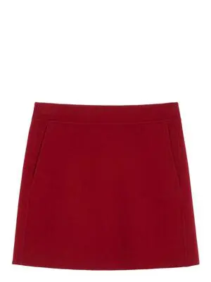 Max Mara Aida Mini Skirt - Red