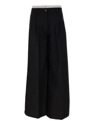 REMAIN BIRGER Wide-leg Pants - Black