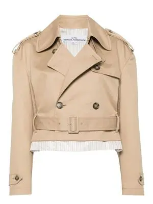 A.p.c. Layered Trench Coat - Nude