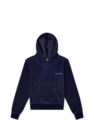 SPORTY  RICH Sporty & Rich Fleece Sweatshirt - Black