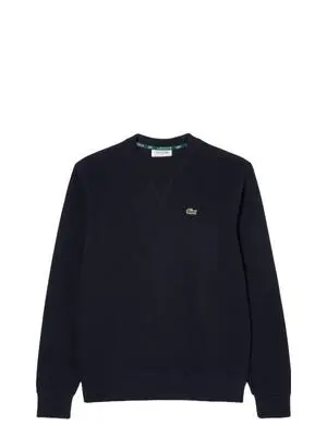 Lacoste Logo Crewneck Sweatshirt - Navy Blue