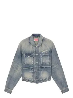 KENZO Kenzo Trucker Jacket With Embroidered Logo