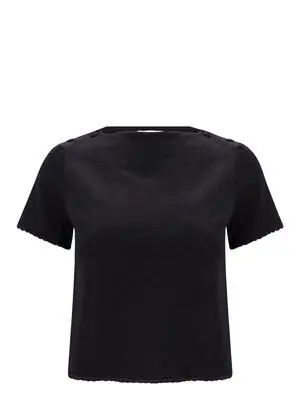 Thom Browne Embellished Hem T-shirt - Black