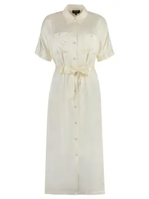 A.p.c. A.P.C. Twill Short-Sleeved Shirt Dress No