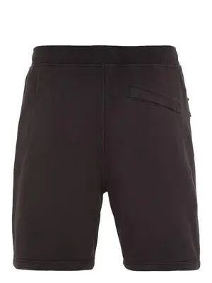 Stone Island Logo Printed Elasticated Waist Shorts - Black