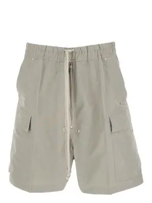 Rick Owens Elasticated-waist Cargo Shorts - Gray