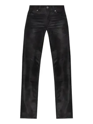 Isabel Marant Étoile Belt Loop Denim Trousers - Black