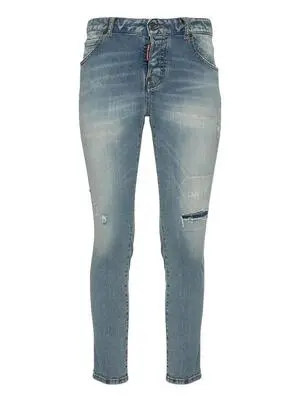 Dsquared2 Distressed Skinny Jeans - Gray