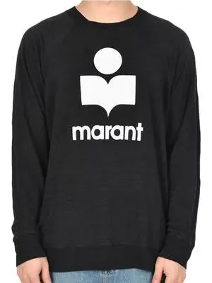 Isabel Marant Étoile Kieffer Logo Printed T-shirt - Black