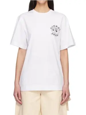 Simone Rocha Graphic T-shirt - White/black