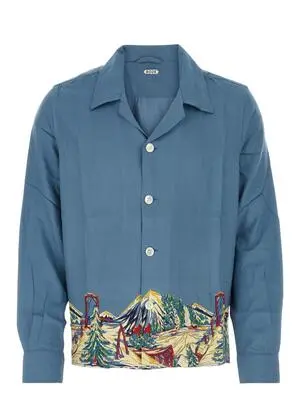 BODE Long-sleeved Shirt - Blue