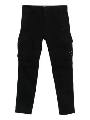 C.P. COMPANY Lens-detail Cargo Pants - Black