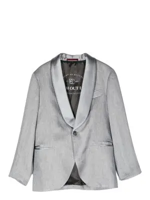 BRUNELLO CUCINELLI Brunello Cucinelli Single-Breasted Linen Blazer