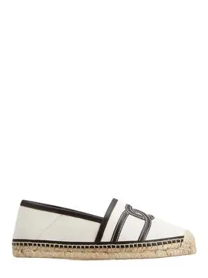 TOD'S Kate Chain Espadrilles - Beige/black
