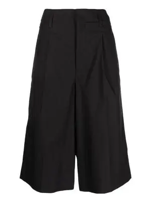 LEMAIRE Knee-length Tailored Shorts - Black