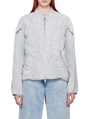 ADER ERROR Pleated Pilot Jacket - White