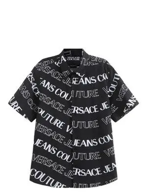 Versace Patterned Shirt - Black